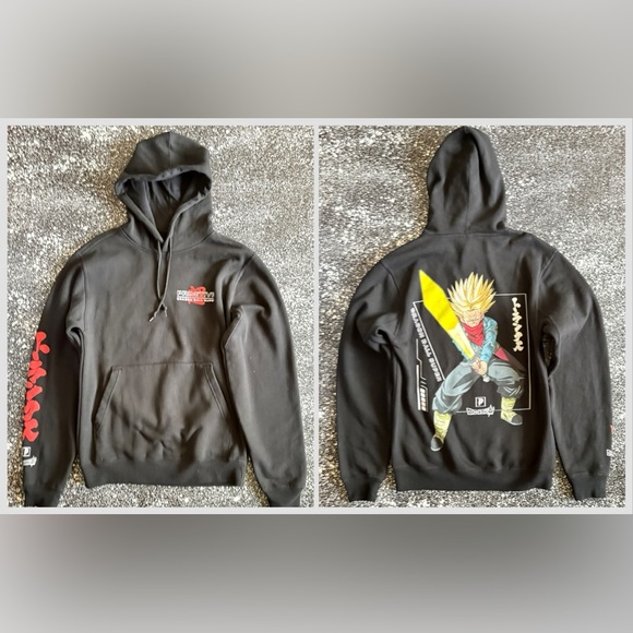 Primitive | Shirts | Primitive X Dragon Ball Z Hoodie Sz Sm Black Skate ...
